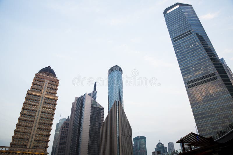 High Building with Blue Sky Background Stock Photo - Image of modern ...