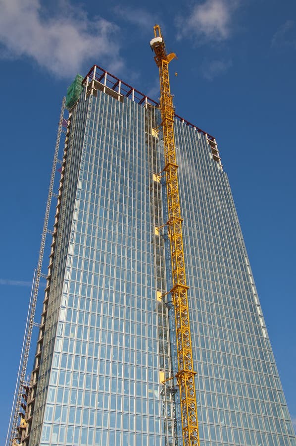 High-building construction stock photo. Image of building - 29639414