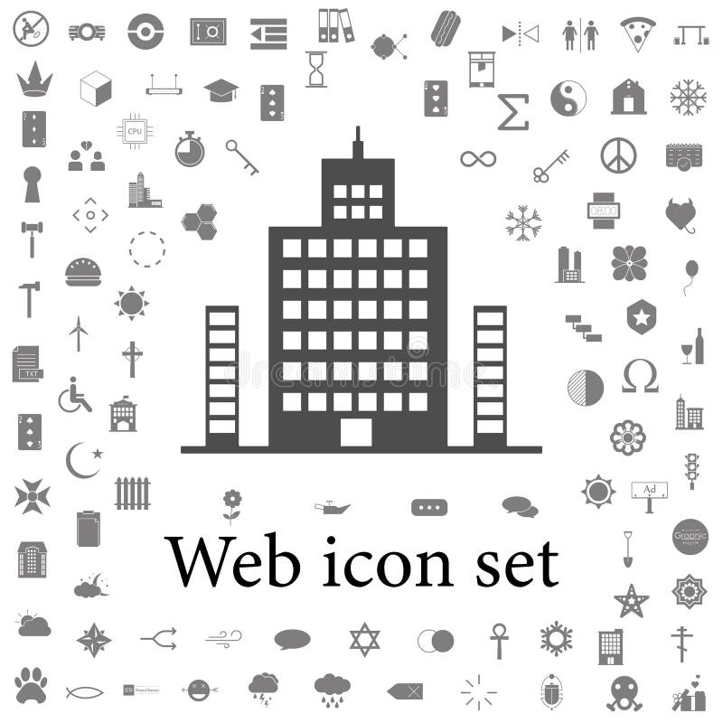 High Building Icon. Web Icons Universal Set for Web and Mobile Stock ...