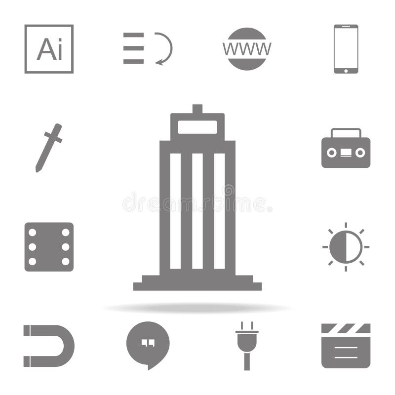 High Building Icon. Web Icons Universal Set for Web and Mobile Stock ...