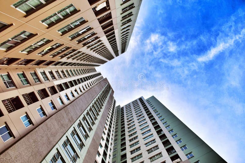 High building stock image. Image of industrial, high - 59087617