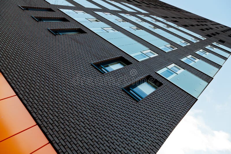 High Building Seen in Perspective Stock Photo - Image of architecture ...