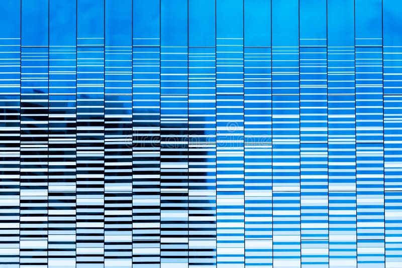 High Building Texture with Reflection of Sky and Cloud. Stock Photo ...