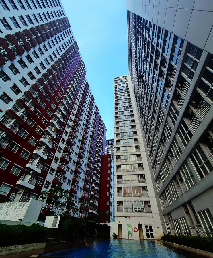 The high building on town editorial photo. Image of town - 266172466