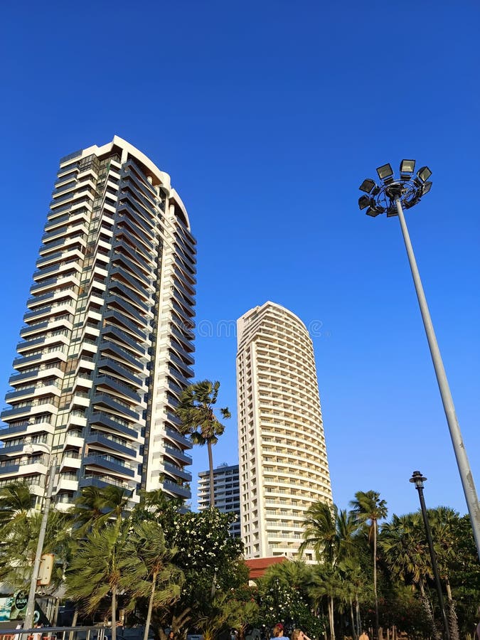 The High Building with Tree Editorial Photography - Image of plaza ...