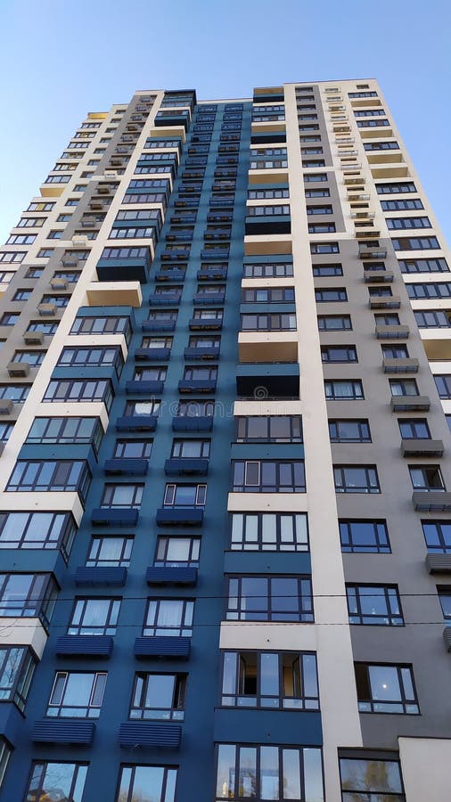 High Building View from Below Stock Photo - Image of kong, growth ...