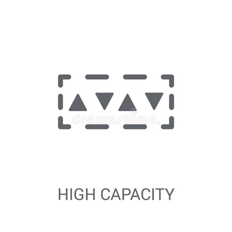 High Capacity Color Barcode Icon. Trendy High Capacity Color Bar Stock ...