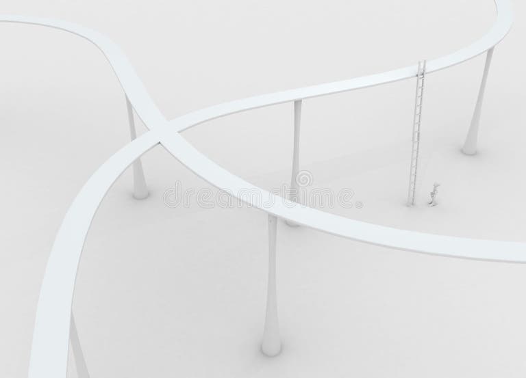 High Causeway Crossing stock illustration. Illustration of surface ...