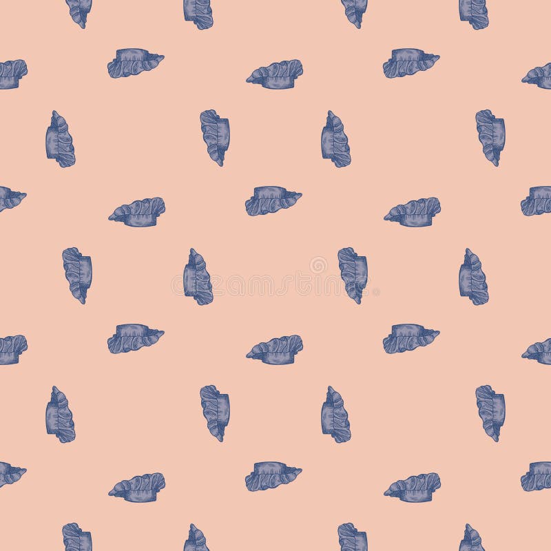 High Chef Hat Engraved Seamless Pattern. Kitchen Traditional Element ...