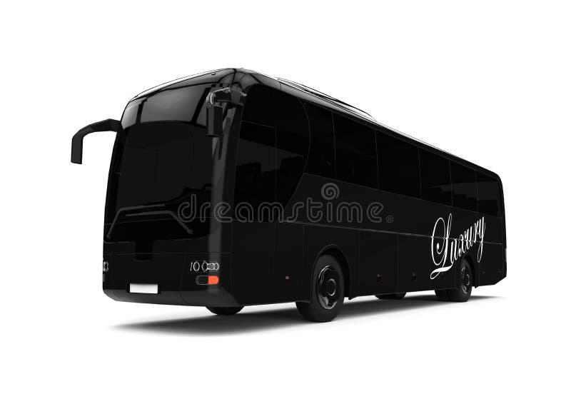High class Bus stock illustration. Illustration of passengers - 75059038