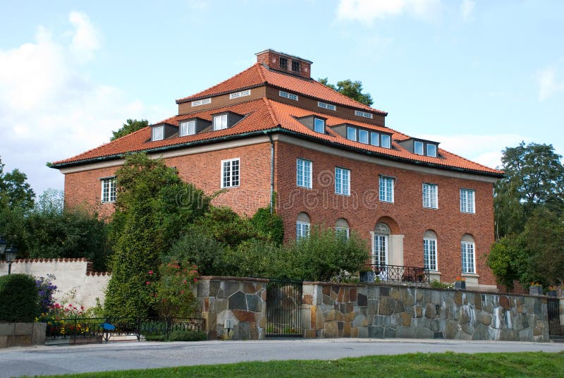 High Class House stock photo. Image of garden, fence, lifestyle - 6545496