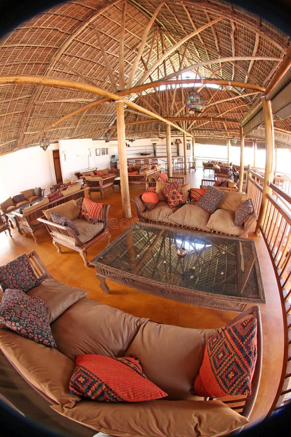 High Class Resort in Africa Stock Photo - Image of indoor, interior ...