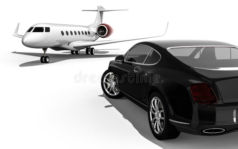 High class transportation stock illustration. Illustration of cars ...