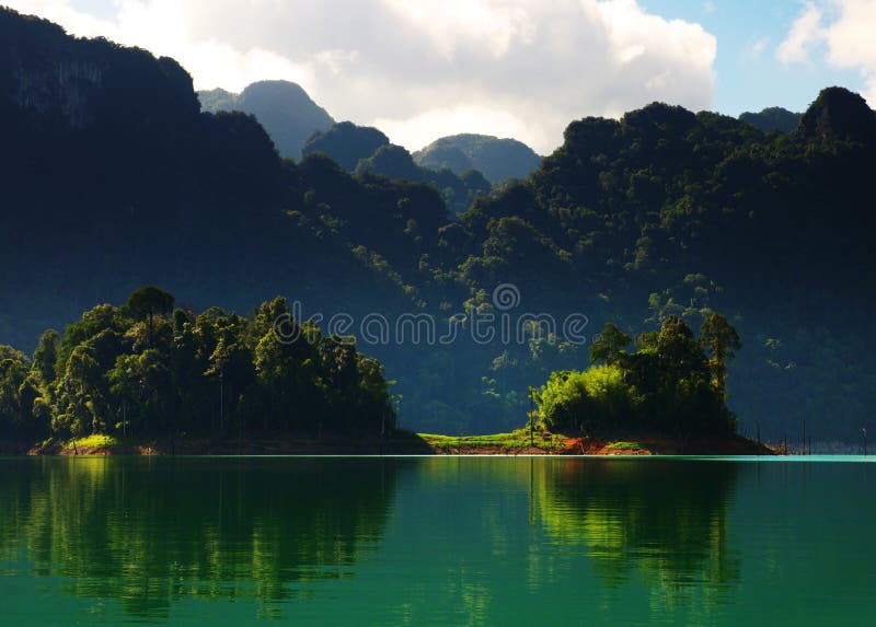 High Cliffs on the Tropical Island. Stock Photo - Image of outdoor ...