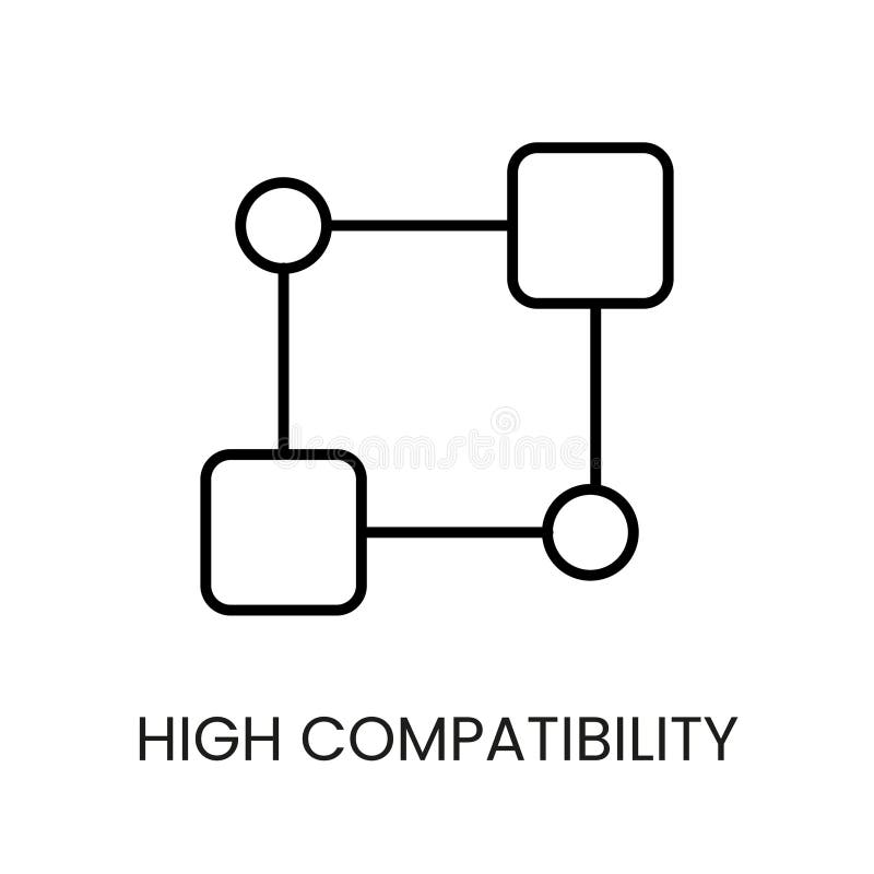 High Compatibility Vector Line Icon with Editable Stroke for Placement ...