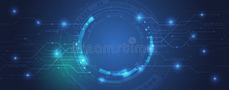 High Computer Technology Design. Modern Data Protection Vector ...