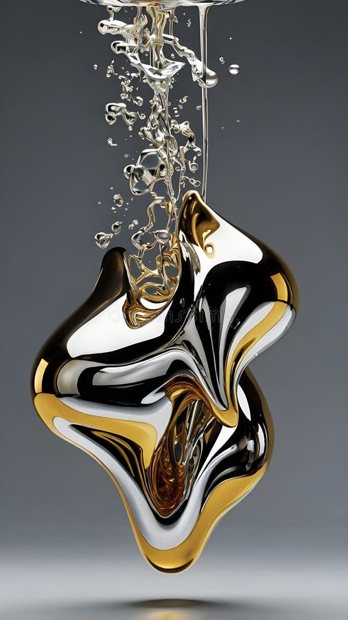 A High-concept Image Showing Magnetic Fields Made Visible Stock ...