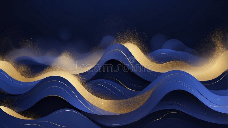 Black Red Contrast Sea with Sharp Highlights. AI Generated Stock ...