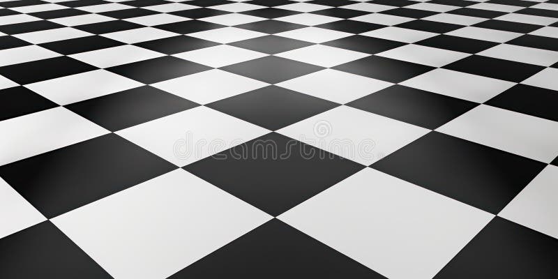 A High-contrast, Black-and-white Checkerboard Pattern with Sharp Edges ...