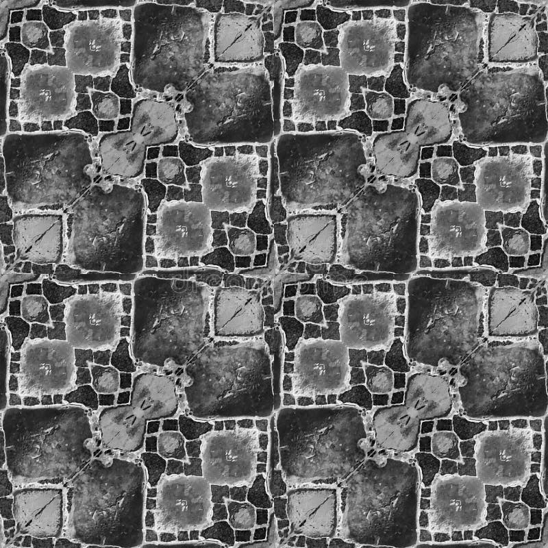 Stone Motif Geometric Seamless Pattern Stock Photo - Image of seamless ...