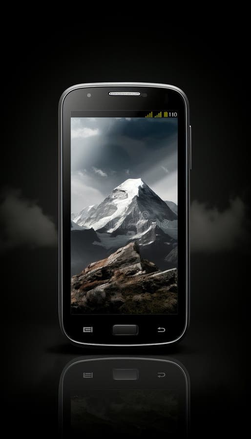 High Contrast Black and White Smartphone Background Design for Visually ...