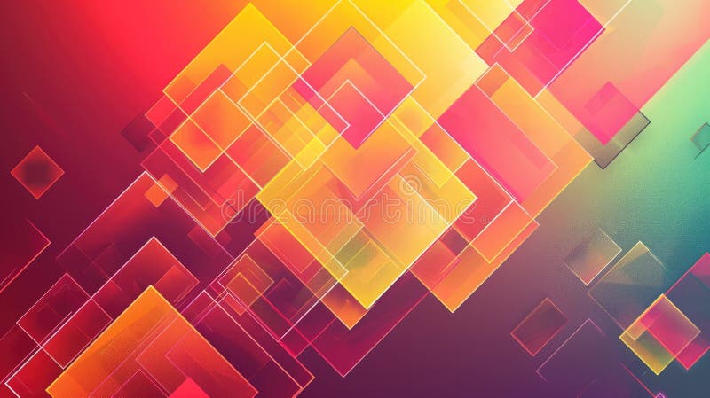 High-contrast Gradient Poster with Fiery Red and Ceylon Yellow ...