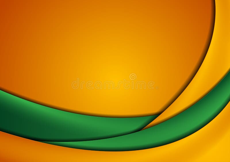 Contrast Green and White Abstract Background with Glossy Stripes Stock ...