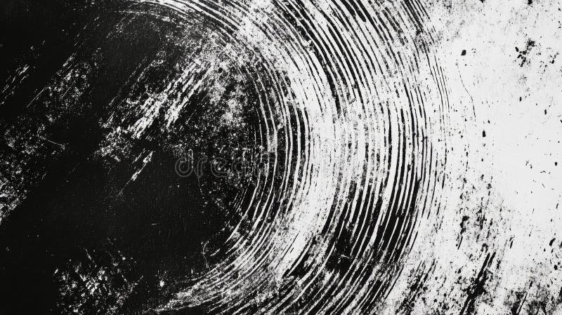High Contrast Grunge Texture with Circular Distressed Scratches for ...
