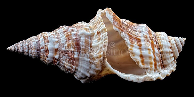 Close-up of shell stock illustration. Illustration of black - 385107756