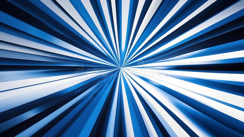A High-contrast Radial Burst Background with Alternating Blue and White ...