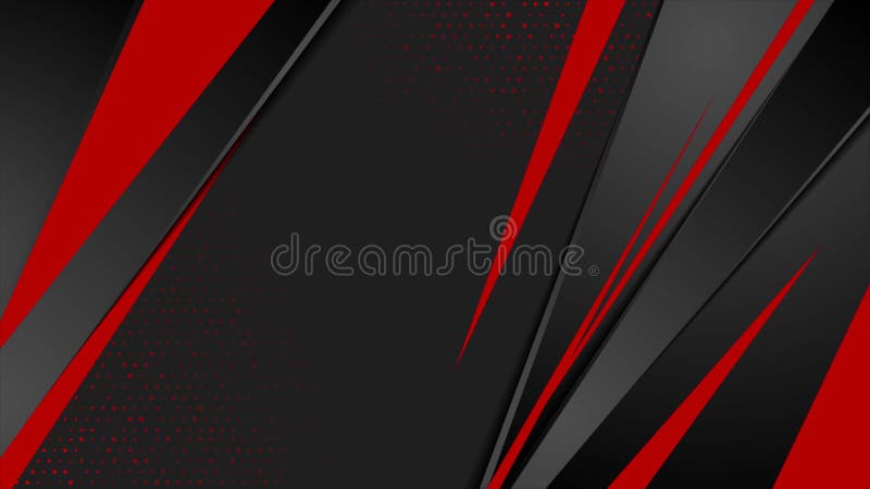 High Contrast Red Black Abstract Tech Corporate Wavy Motion Background ... High Contrast Red Black Abstract Tech Corporate Wavy Motion Background ...