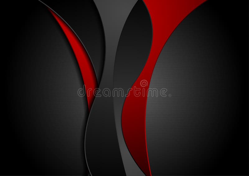 High Contrast Red Black Abstract Tech Corporate Wavy Background Stock ... High Contrast Red Black Abstract Tech Corporate Wavy Background Stock ...