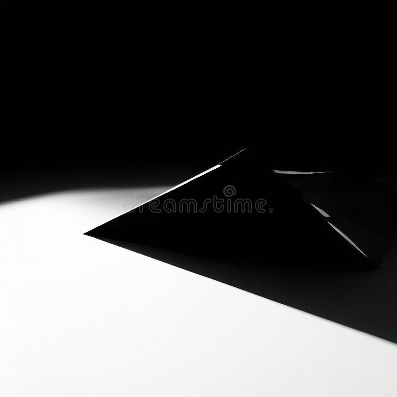 High Contrast Shadow a Shadow Effect with Sharp Edges and Stong Stock ...