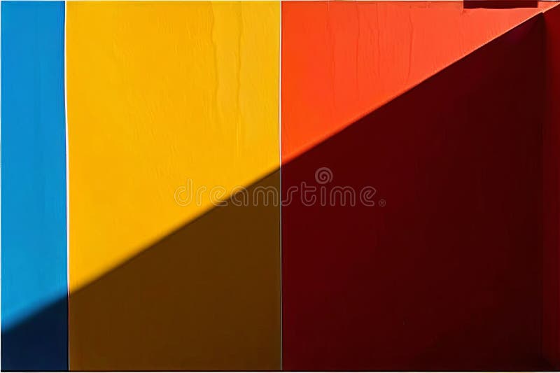 A High Contrast Shadow Showing Stark Differences between Light a Stock ...