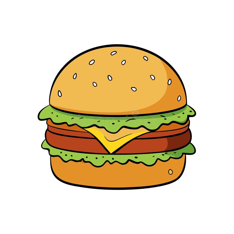 High Definition Capture of a Gourmet Burger, Layers Visible, Melting ...