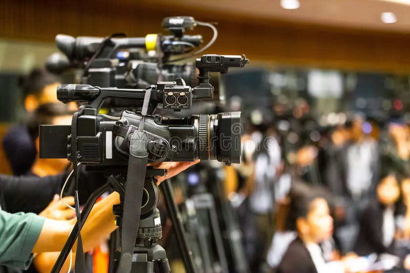 High Definition Cinema Camera on a Movie Set Stock Image - Image of ...