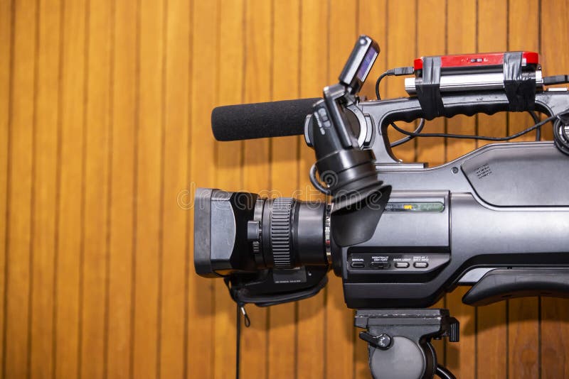 High Definition Cinema Camera on a Movie Set Stock Photo - Image of ...