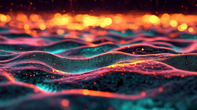 High-definition Depiction of Flowing Data Waves within a Digital ...