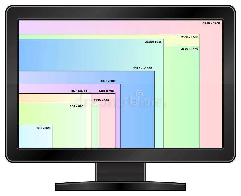 High Definition Display stock vector. Illustration of dimensions - 28693743