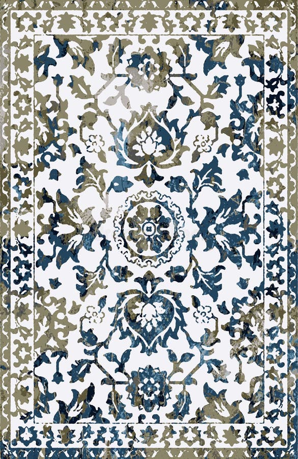 Carpet and Rugs Textile Design with Grunge and Distressed Texture ...