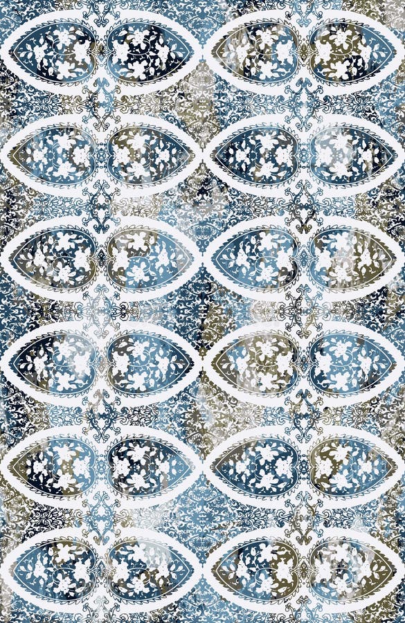 Carpet and Rugs Textile Design with Grunge and Distressed Texture ...