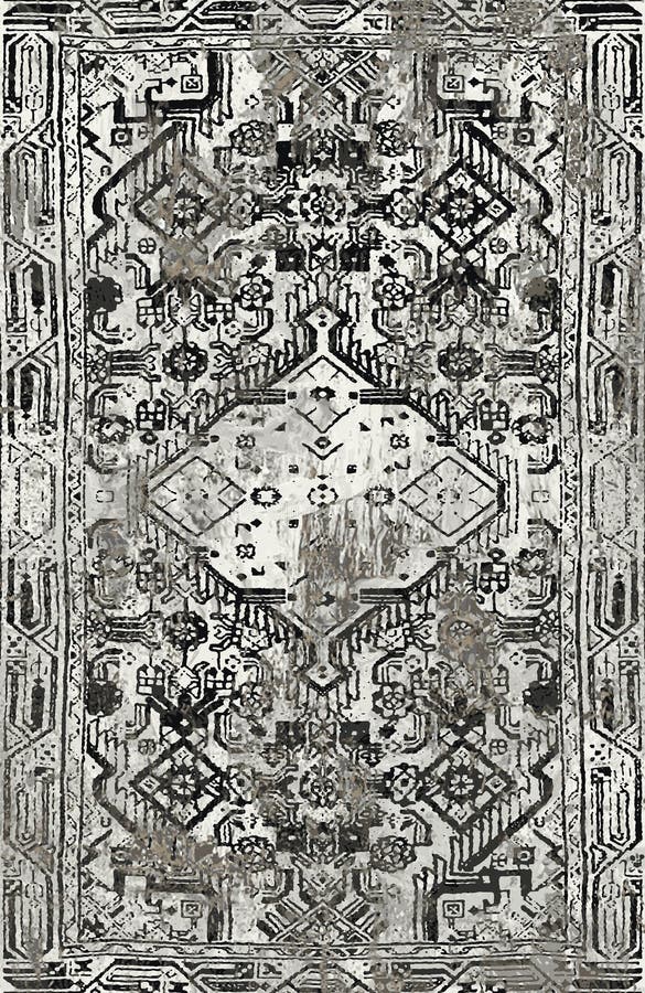 Carpet and Rugs Textile Design with Grunge and Distressed Texture ...