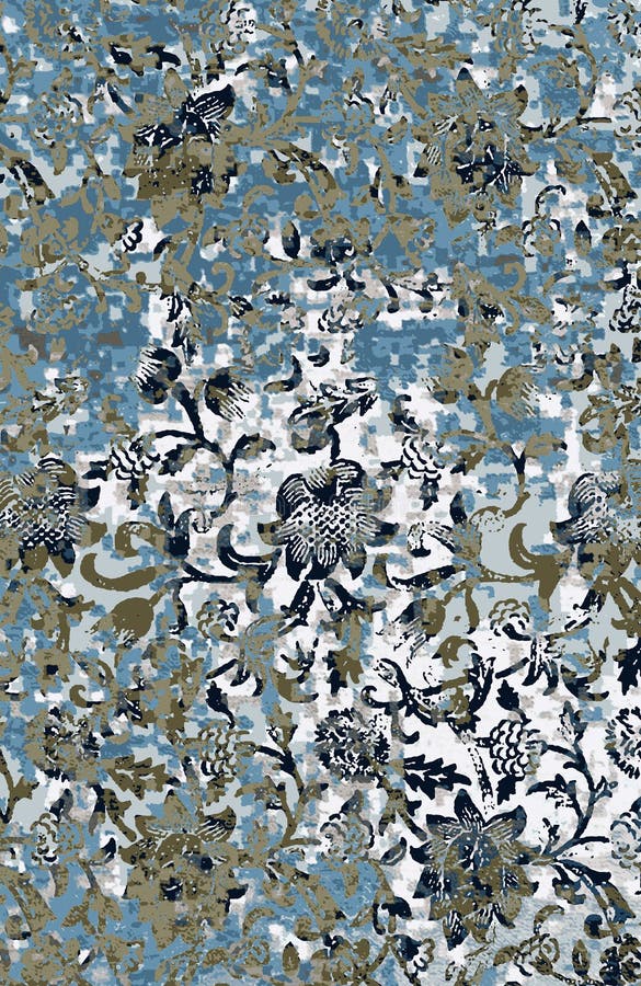 Carpet and Rugs Textile Design with Grunge and Distressed Texture ...