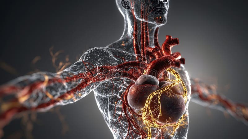 High-definition Human Circulatory System Diagram Medical Science ...