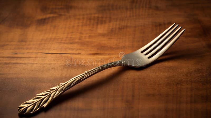 High Definition Photograph of Olive Fork on Study Table Stock ...