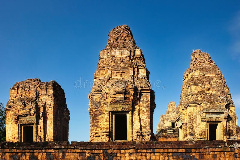 High-definition Photograph Showcasing the Three Tall Brick Towers of ...