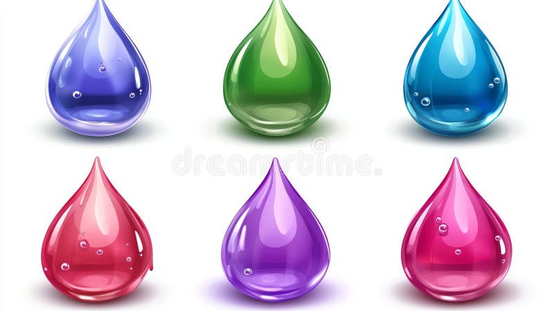 High-definition Pictures of Liquid with Authentic Water Drops, Splashes ...