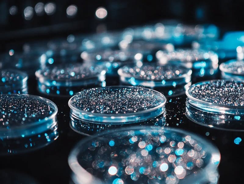 A High-definition Shot of Crystal-clear Gel Capsules Stock Illustration ...