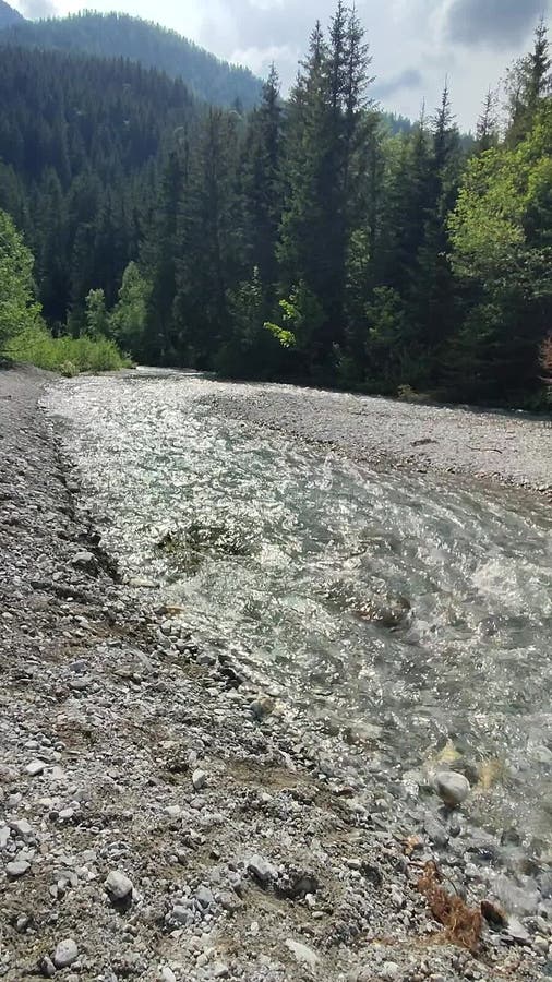 Clear Alpine Stream Flowing from Tappenkarsee Towards Jägersee in ...