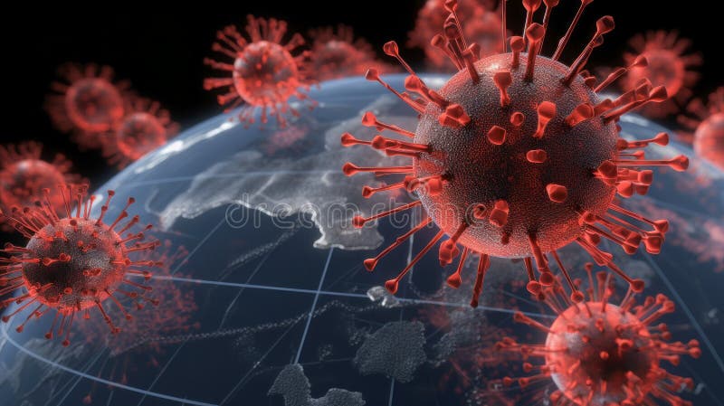 High-definition Virus Structure Visualization, Suitable for Scientific ...